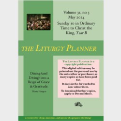 Liturgy Planner and Pastoral Patterns – Decani